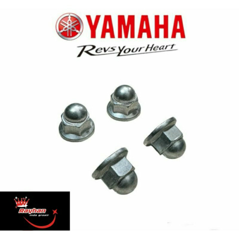 山葉 批發螺母 MUR 12 TOPI M8 螺栓塊頭加熱缸原裝 YAMAHA JIPITER mio vega 等 | 蝦皮購物