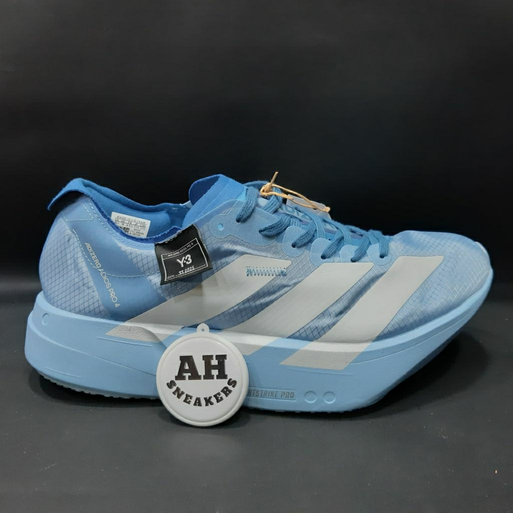 Adizero adios pro 4 Y3 灰藍色跑鞋 | 蝦皮購物