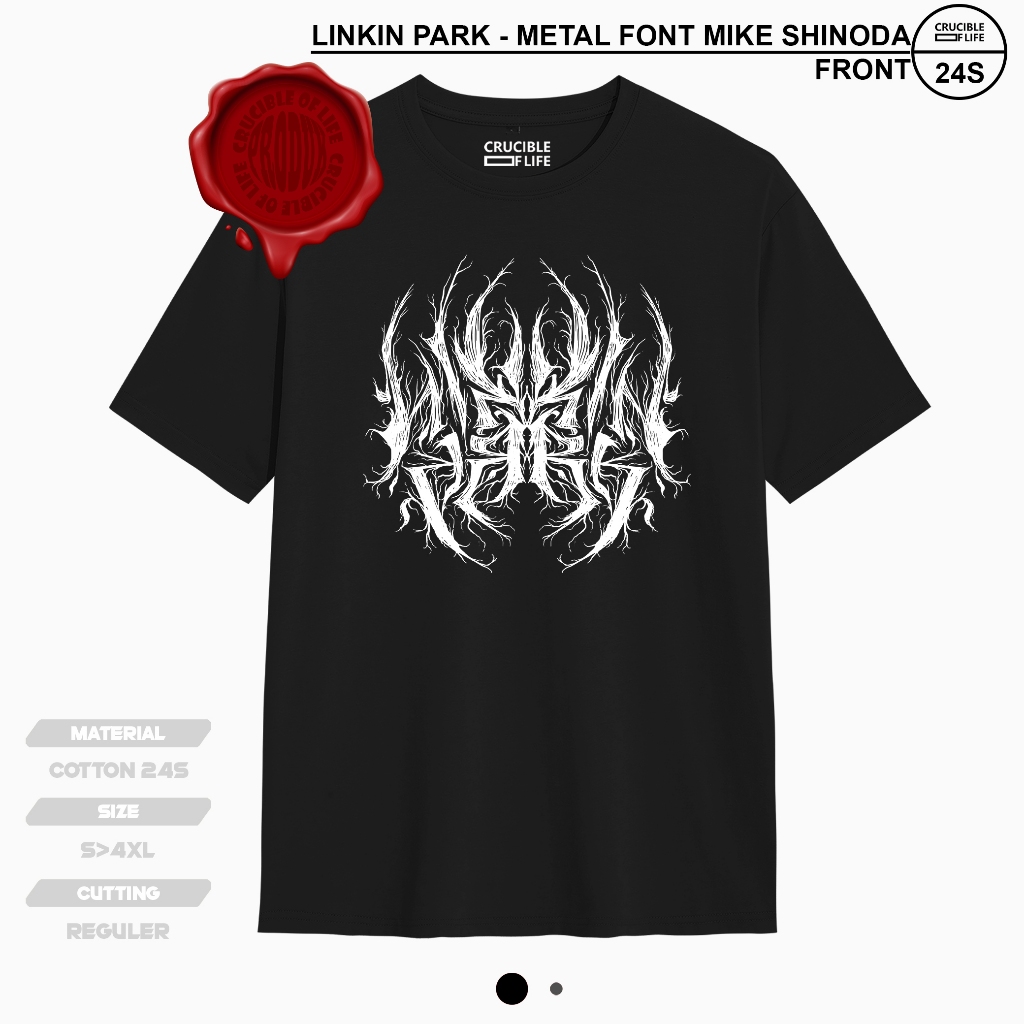 LINKIN PARK Deathmetal FONT 邁克 Shinoda UCL 24S 樂隊 T 恤 | 蝦皮購物