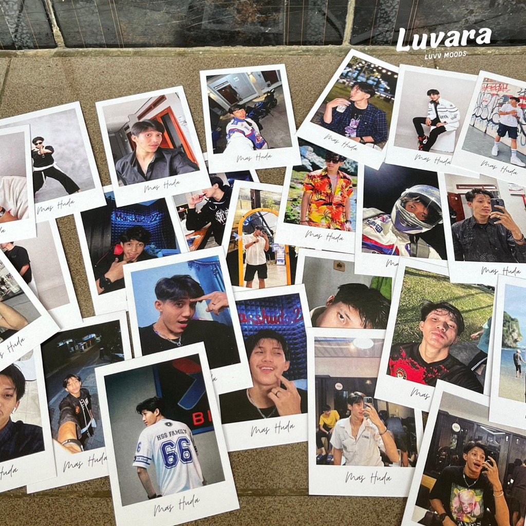 POLAROID 寶麗來 Mas Huda 照片包含 25 張圖片的偶像收藏 | 蝦皮購物
