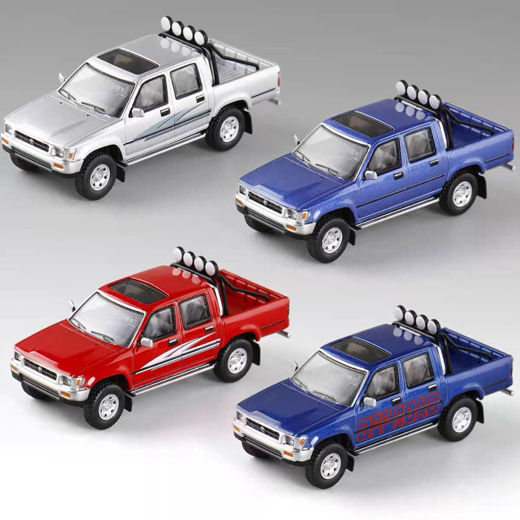 豐田 Masdi Toyota Hilux LN107 雙艙壓鑄 1:64 Miniscale | 蝦皮購物