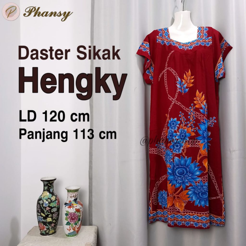 Daster Sikak Hengky Flower Motif Mery 金色女式睡衣 | 蝦皮購物