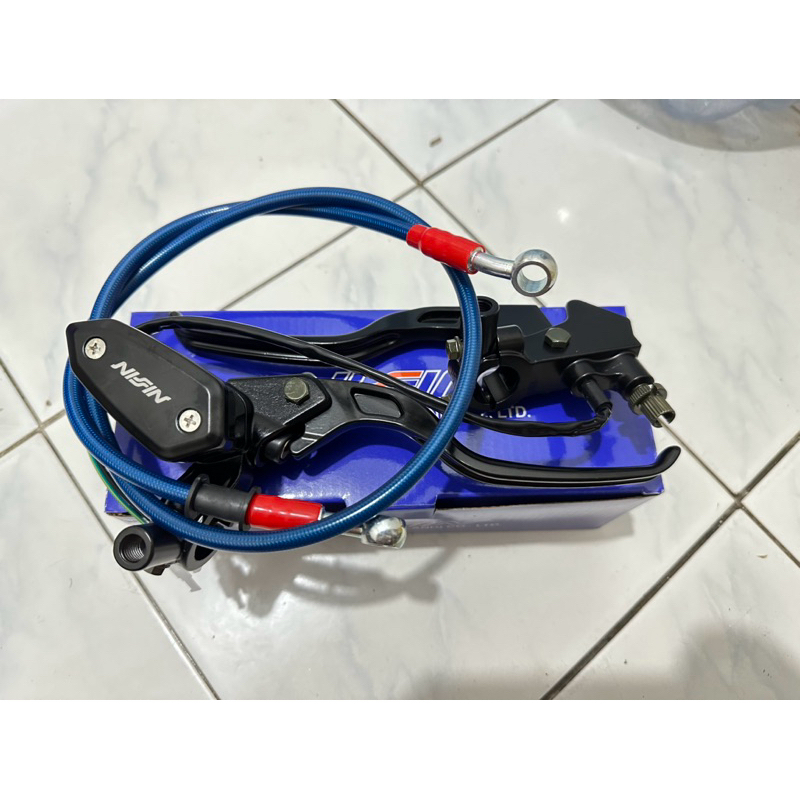 NISSIN BRAKE MASTER SET RIGHT LEFT OVAL TUBE 黑色玻璃管 PLUS 90CM | 蝦皮購物