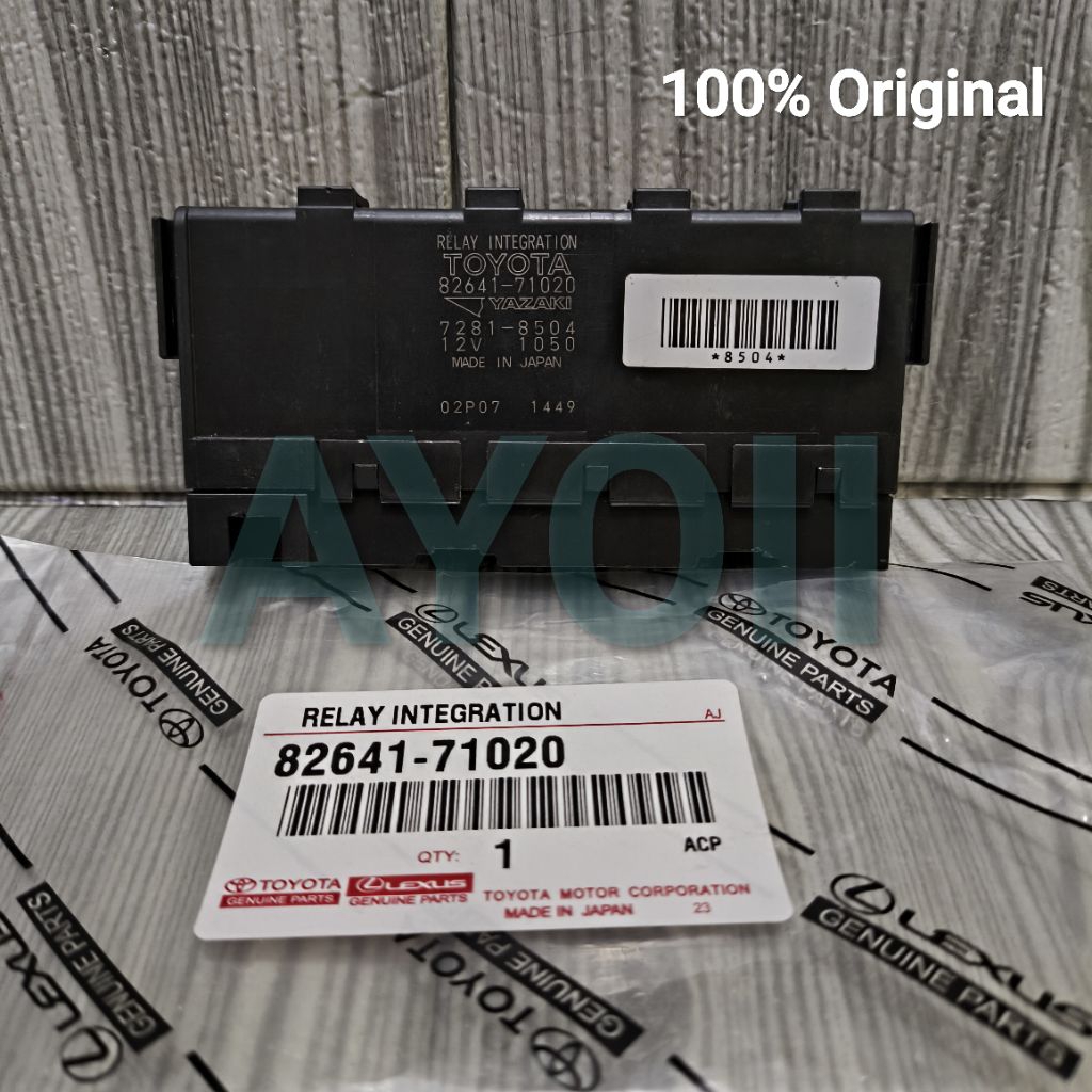 豐田 繼電器集成 No.1 Toyota Fortuner Hilux Innova Corolla 82641-710 | 蝦皮購物