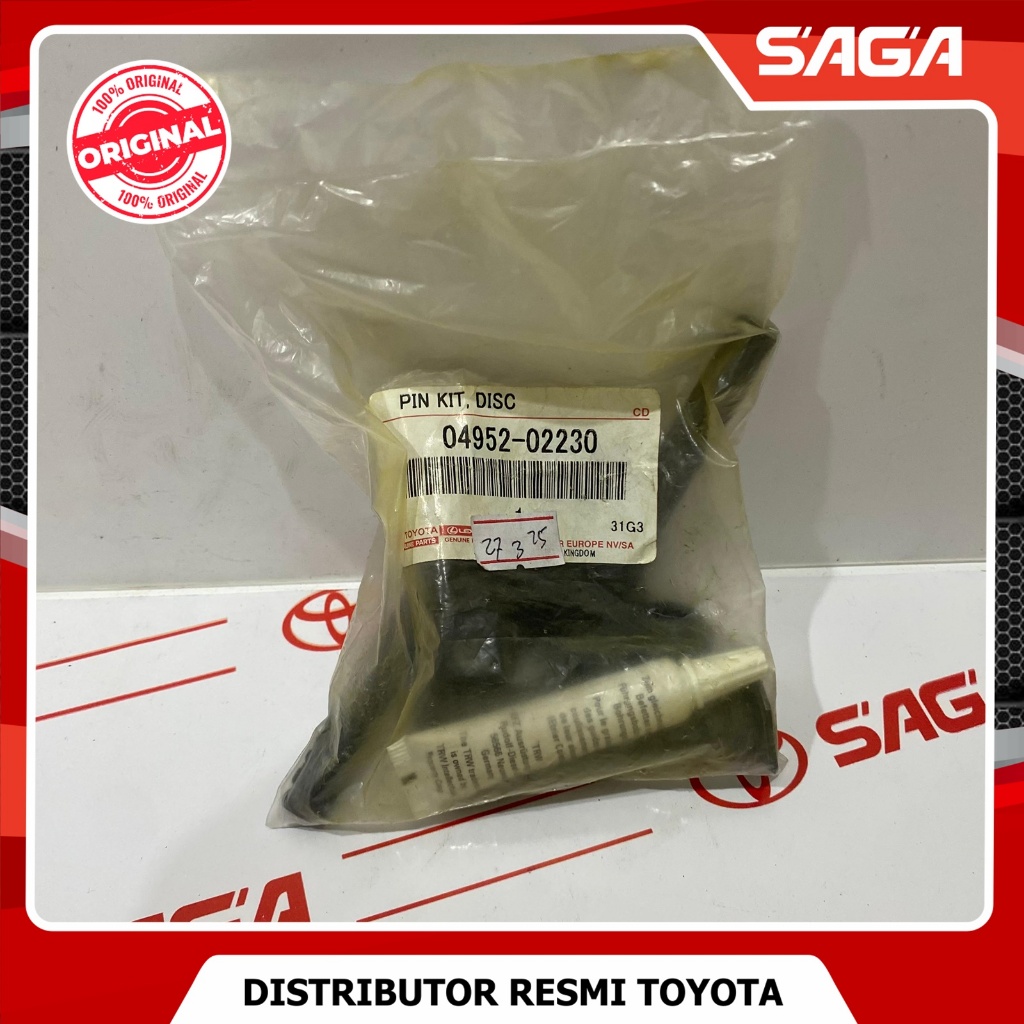 原裝 Innova Hilux 前盤式製動器行李箱卡鉗銷套件 04952-02030 02230 | 蝦皮購物