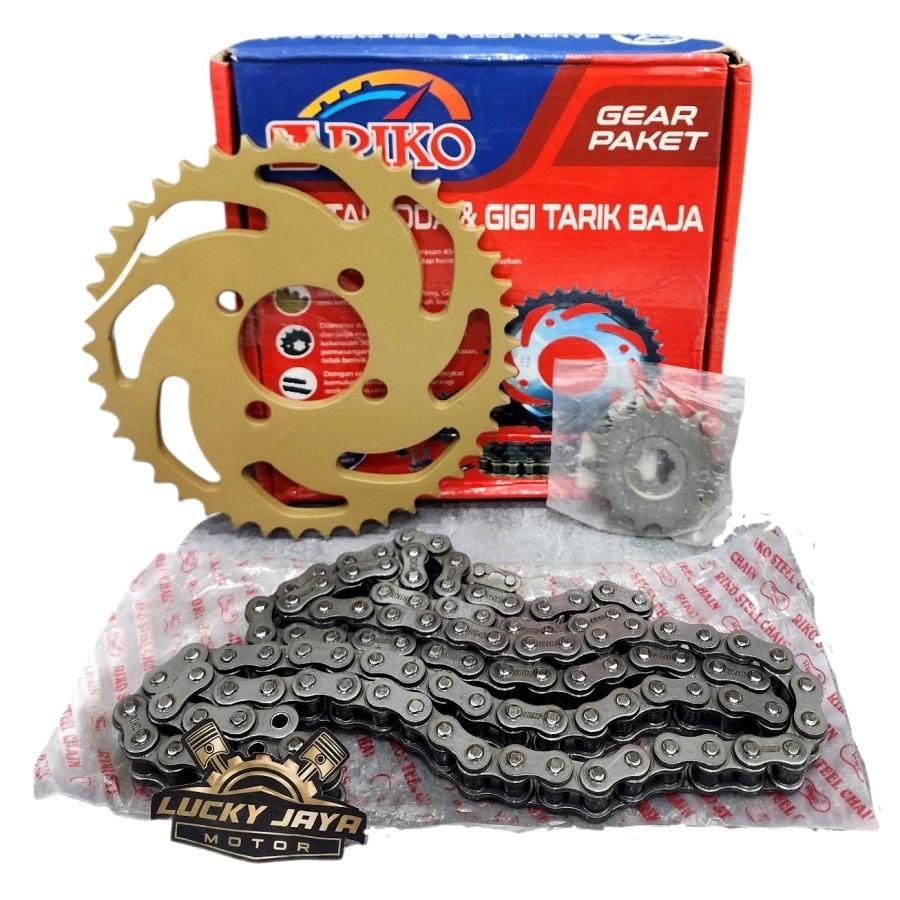 齒輪組女孩組 GIRSET CHAIKIT 齒輪組鏈條 KAWASAKI ZX 130 RIKO ZX130 | 蝦皮購物