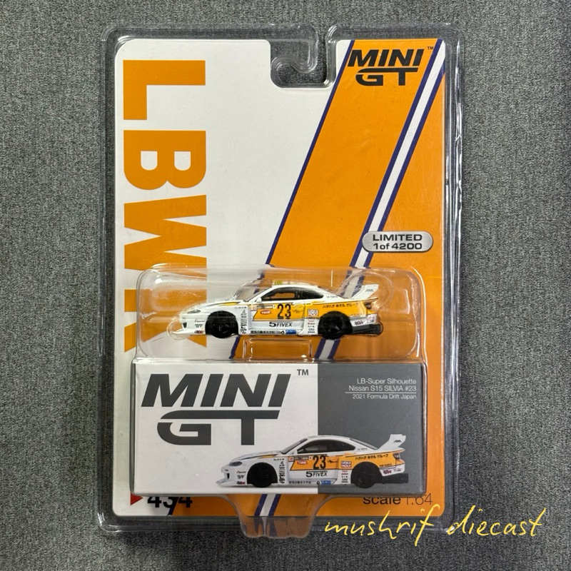 NISSAN Mini GT 434 1/64 日產 S15 Silvia 2021 日本配方漂移 | 蝦皮購物