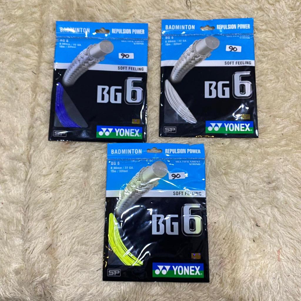 原裝 YONEX BG 6 球拍線 | 蝦皮購物