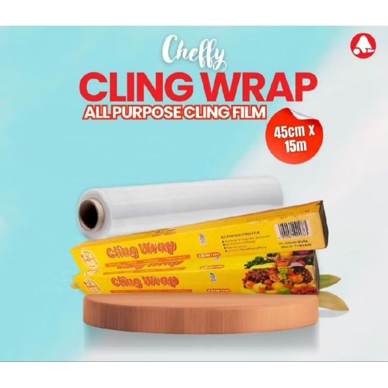 Cheffy Cling Wrap 通用保鮮膜 30 厘米和 45 厘米 | 蝦皮購物