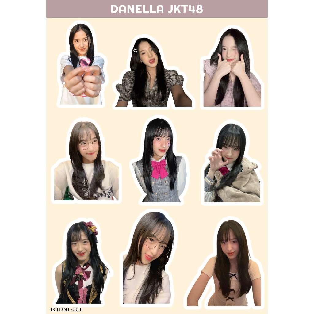 NEW ERA DANELLA 貼紙 JKT 48 I 貼紙 JKT 48 I JKT 48 新時代 I 貼紙 DANE | 蝦皮購物