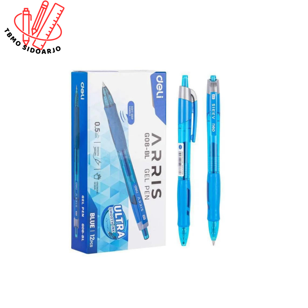 Tbmo Deli Ecer Arris Gelpen 0.5MM 藍色 EG08-BL | 蝦皮購物