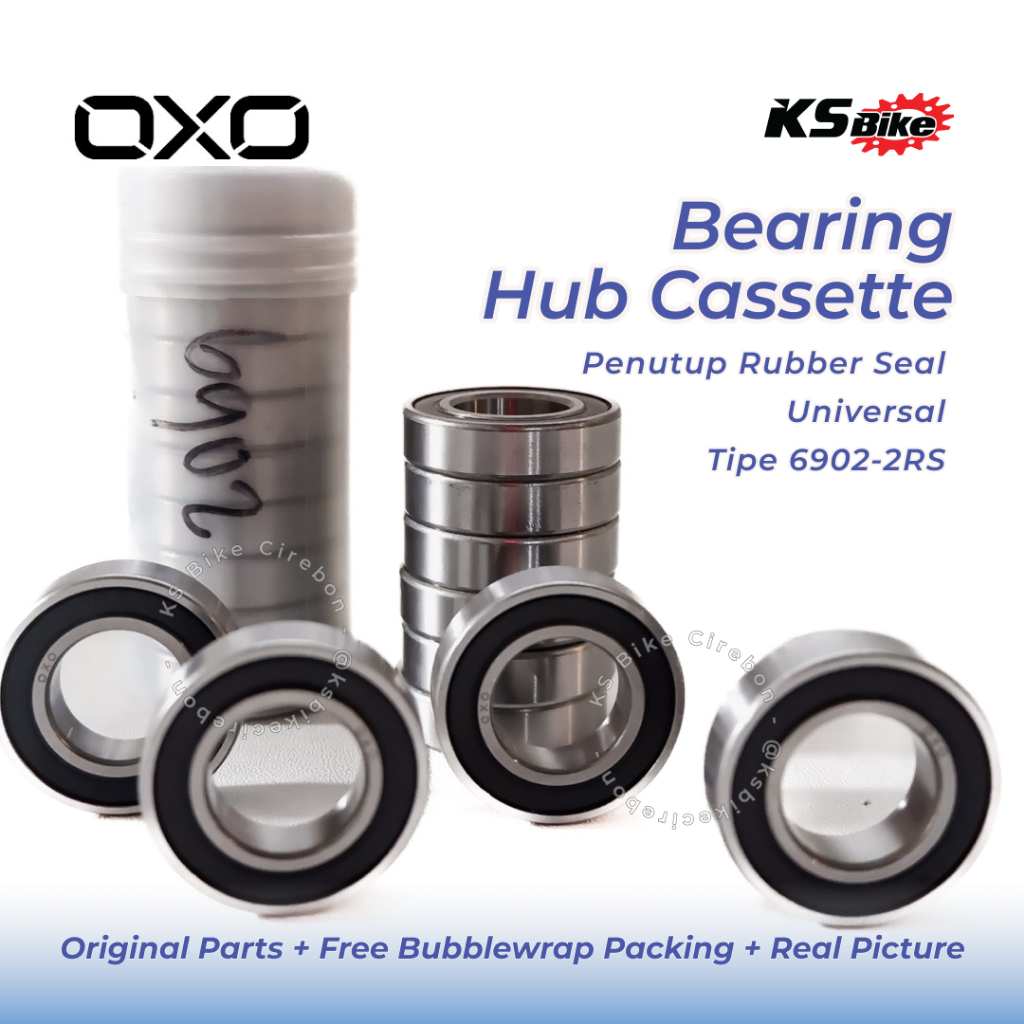 OXO Steel 6902-2RS 自行車軸承軸承適用於 Freehub Hub Cassette MTB 山地自行車 | 蝦皮購物