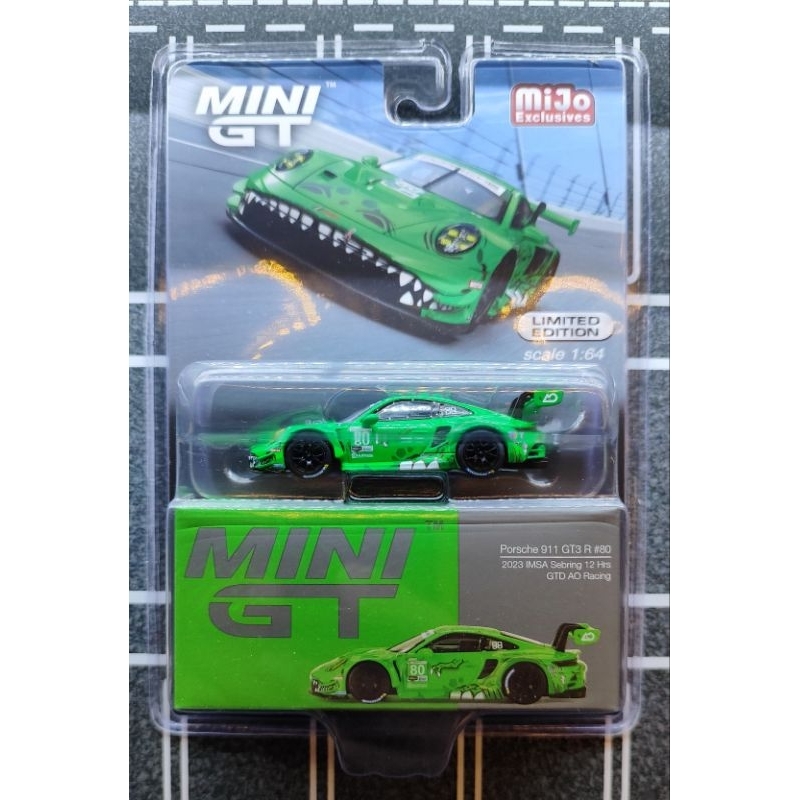 PORSCHE Mini GT 保時捷 911 GT3 R 80 2023 IMSA Sebring 12 小時 REX | 蝦皮購物