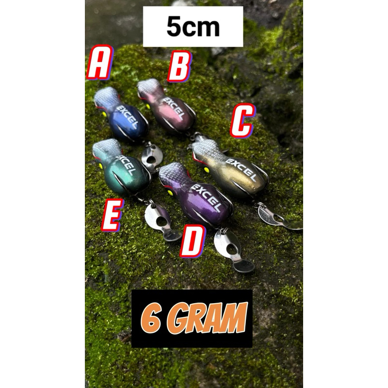 軟蛙 EXCEL LURE 5CM 6 克 | 蝦皮購物