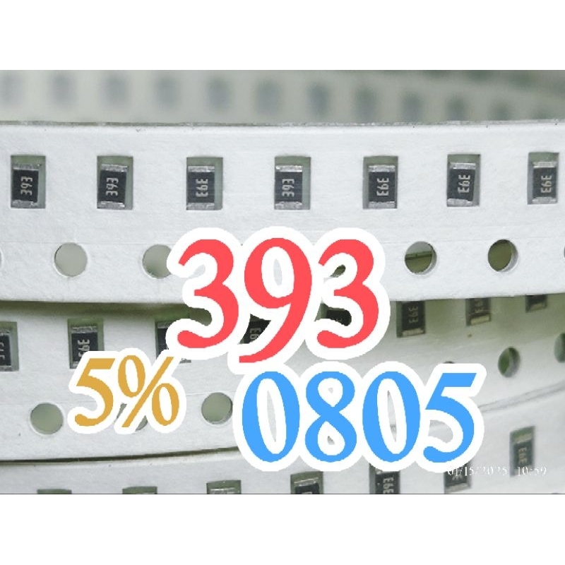 10 個電阻芯片 smd 393 39k 尺寸 0805 39Kohm 39k ohm | 蝦皮購物