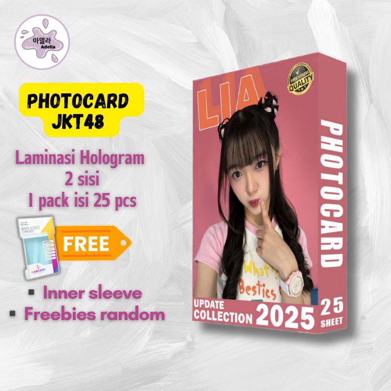 照片卡 Jkt48 Lia 2025 全息圖 2 面 1 包含 25 件 | 蝦皮購物