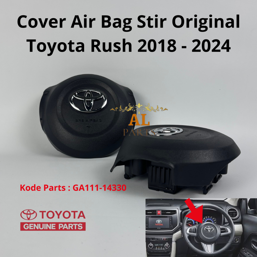 原裝豐田全新 Rush 2018-2024 轉向安全氣囊罩零件代碼 GA111-14330 全新 Rush 2018-2 | 蝦皮購物