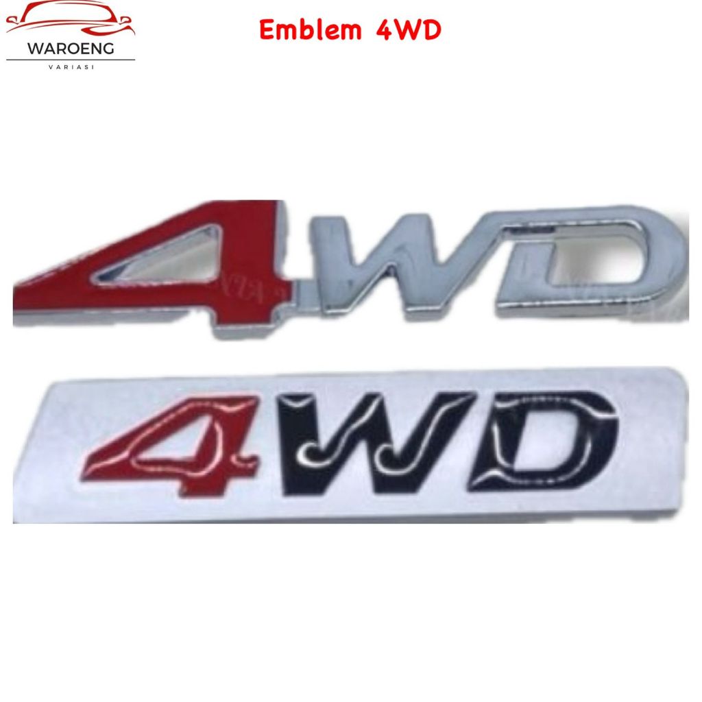 4 輪驅動 4WD LOGO 標誌 CNC 金屬書寫 4WD SYMBOL 4 WD | 蝦皮購物