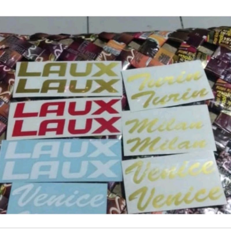 Laux Milan Laux Venice 和 Turin 自行車的切割貼紙 | 蝦皮購物