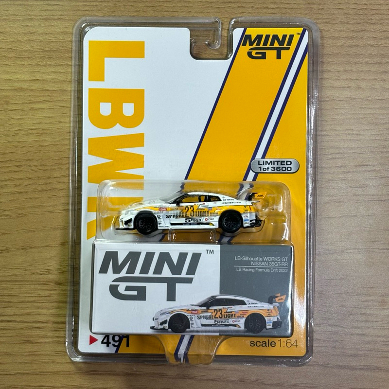 NISSAN Mini GT 491 1/64 日產 35GT-RR LB 賽車漂移公式 2022 | 蝦皮購物