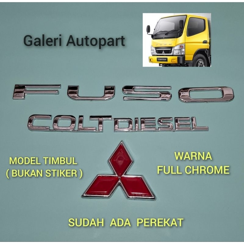 MITSUBISHI Fuso Canter Emblem Colt Diesel Emblem 三菱標誌三鑽渦輪 | 蝦皮購物