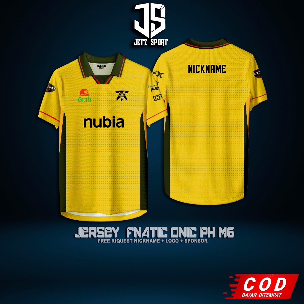 Fnatic ONIC PH 特別款 M6 球衣 2024 新款 | 蝦皮購物