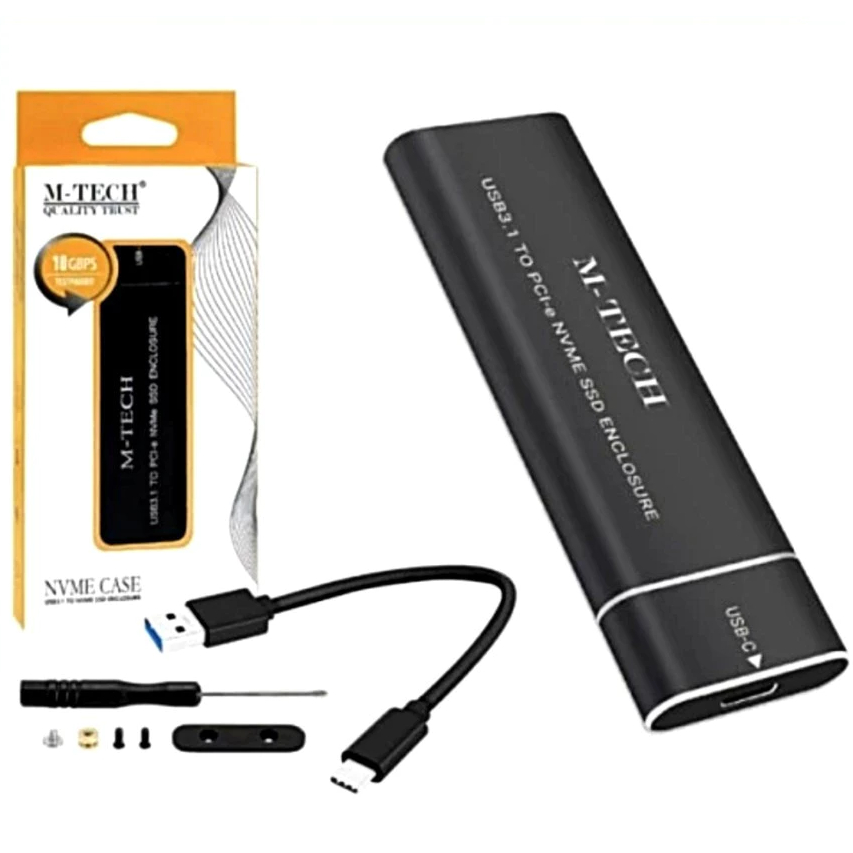 Ssd 外殼 M.2 NVME USB 3.1 GEN2 TO PCI-e Gen 3X2 Type C 外殼外部存儲底 | 蝦皮購物