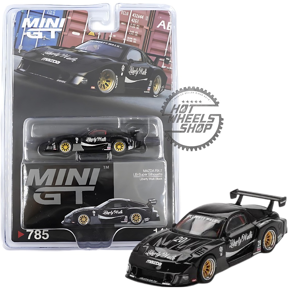 MINI GT 785 BLISTER MAZDA RX-7 LB-超靜音自由行走黑色 | 蝦皮購物