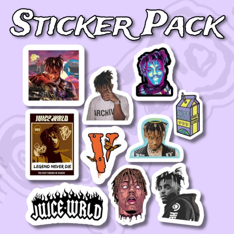 Juice Wrld Pack Sticker 包含 10 個防水乙烯基 | 蝦皮購物