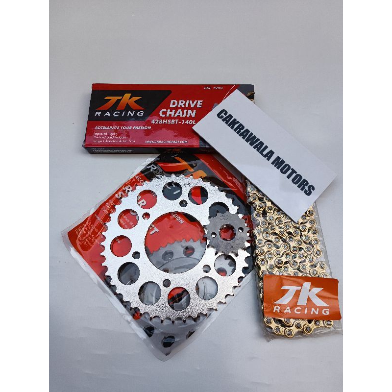 齒輪組 TK 428 R15 舊 R15 V2 XABRE BYSON 鏈條 TK HSBT | 蝦皮購物