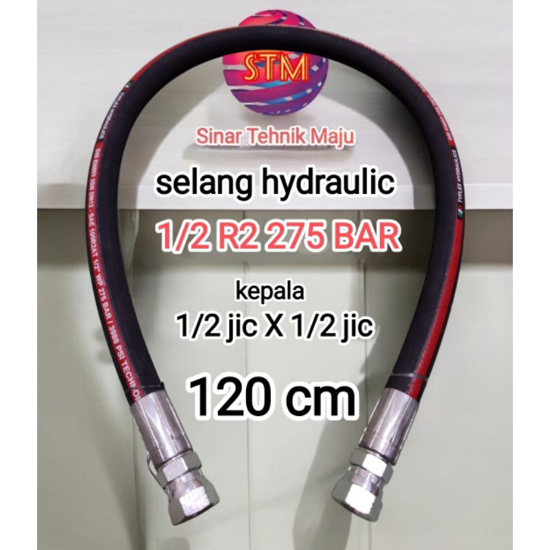 液壓軟管 1/2 R2 275 BAR 長度 120 cm 1/2 jic X 1/2 jic | 蝦皮購物