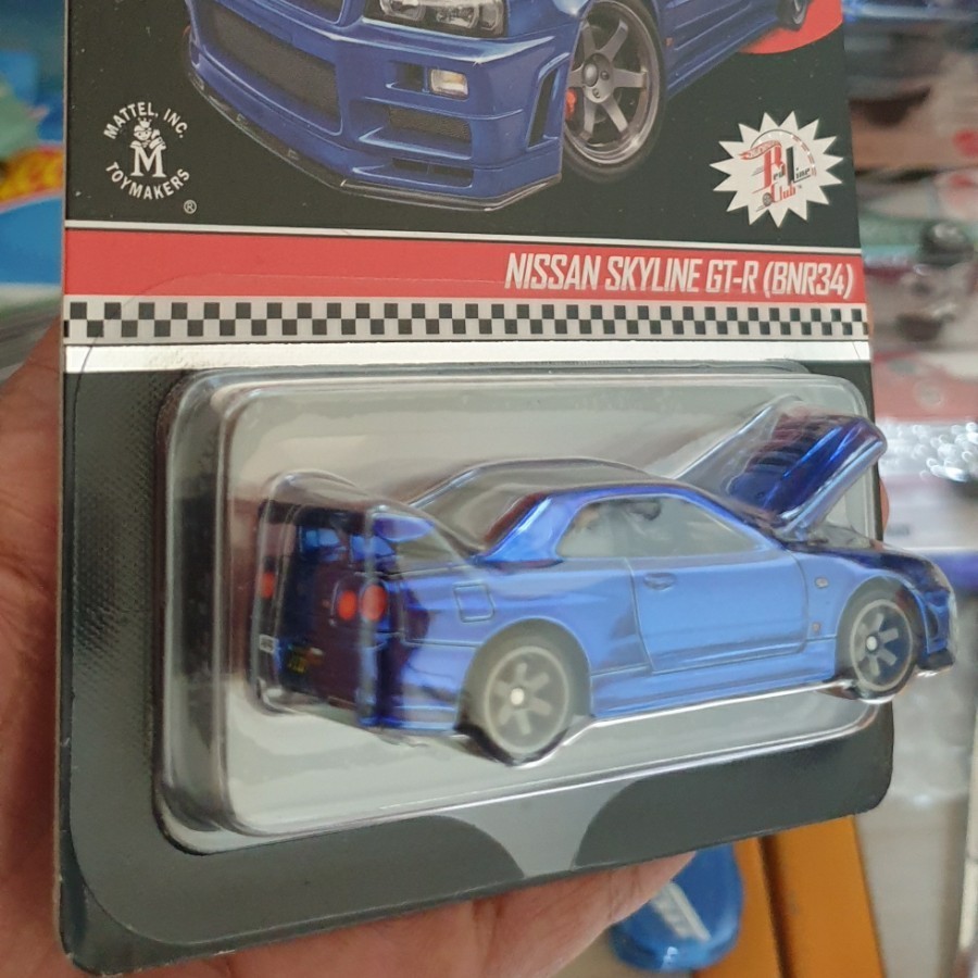 Hot Wheels RLC Nissan Skyline R34 藍色/藍色 | 蝦皮購物