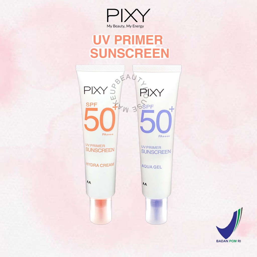 PIXY UV Primer 防曬霜 SPF 50 PA Aqua Gel Hydra Cream 30g | 蝦皮購物