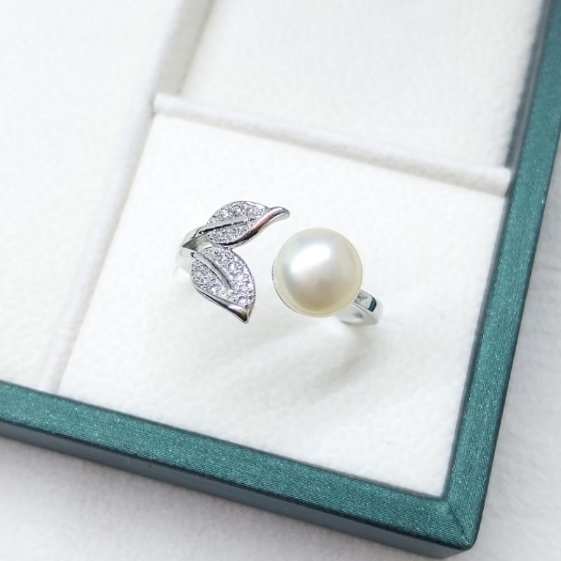 Lulu Pearl Lombok Pearls CR10 正品淡水珍珠銠戒指 | 蝦皮購物