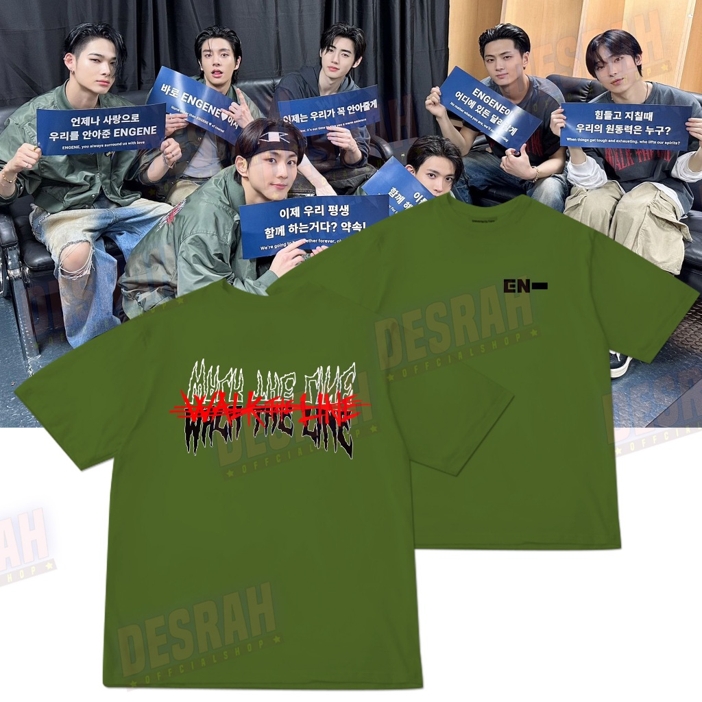 Kpop ENGENE 走線巡迴演唱會 in goyang T-Shirt 3 彩絲印版 | 蝦皮購物
