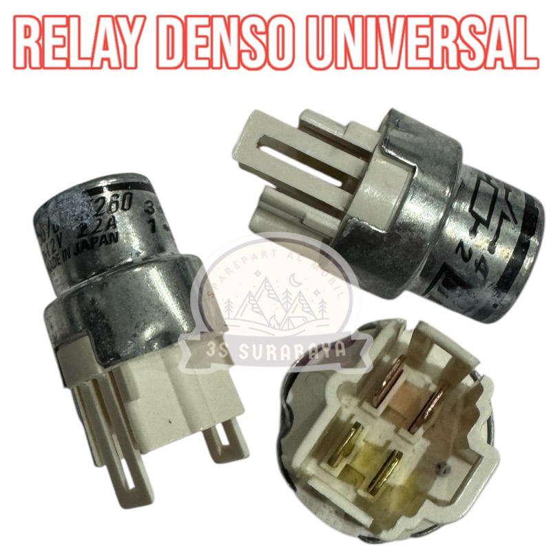 電裝繼電器 4 12 伏 22A 圓形繼電器原裝 DENSO 插頭通用汽車 Ac Relii riley | 蝦皮購物