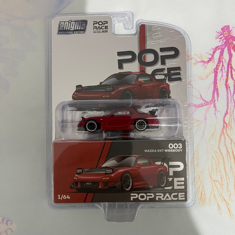 MAZDA Pop Race 1/64 PRE003 馬自達 RX-7 RE-Amiya 寬體金屬紅 | 蝦皮購物