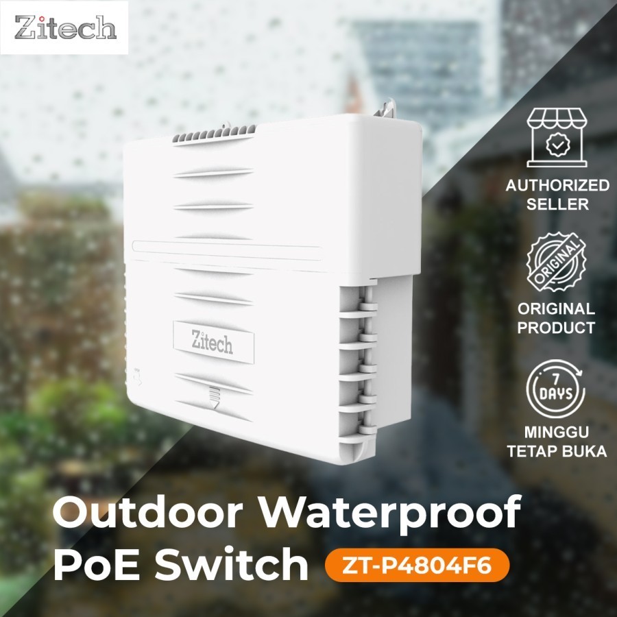 Zitech Switch PoE ZT-P4804F6 戶外防水開關 | 蝦皮購物