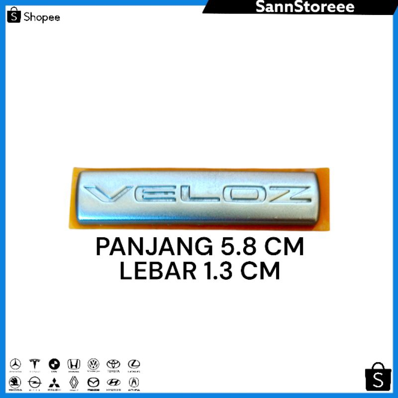 Veloz Emblem 標誌附在儀表板標誌的抽屜上,帶有原始 Veloz 書寫 | 蝦皮購物