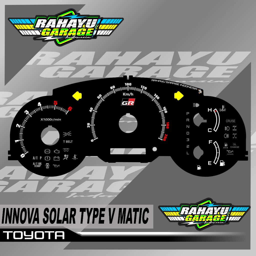定制 INNOVA OLD SOLAR TYPE V MATIC 速度計板 | 蝦皮購物