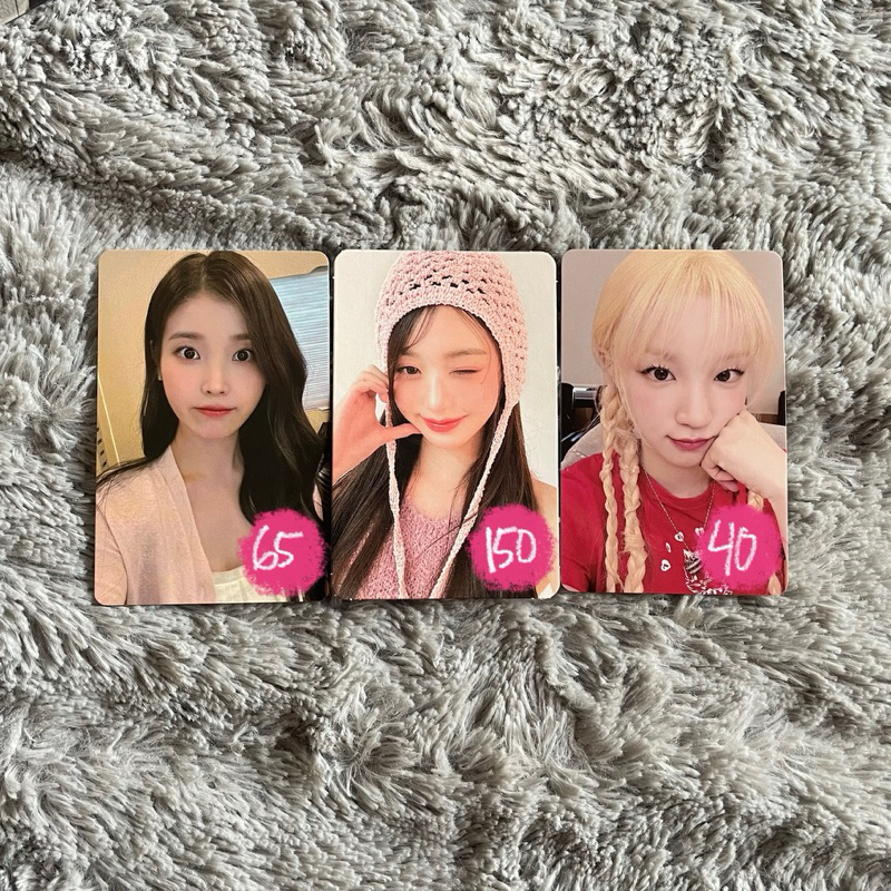 官方照片卡 gidle iu yuqi qq wonyoung ive amuse | 蝦皮購物