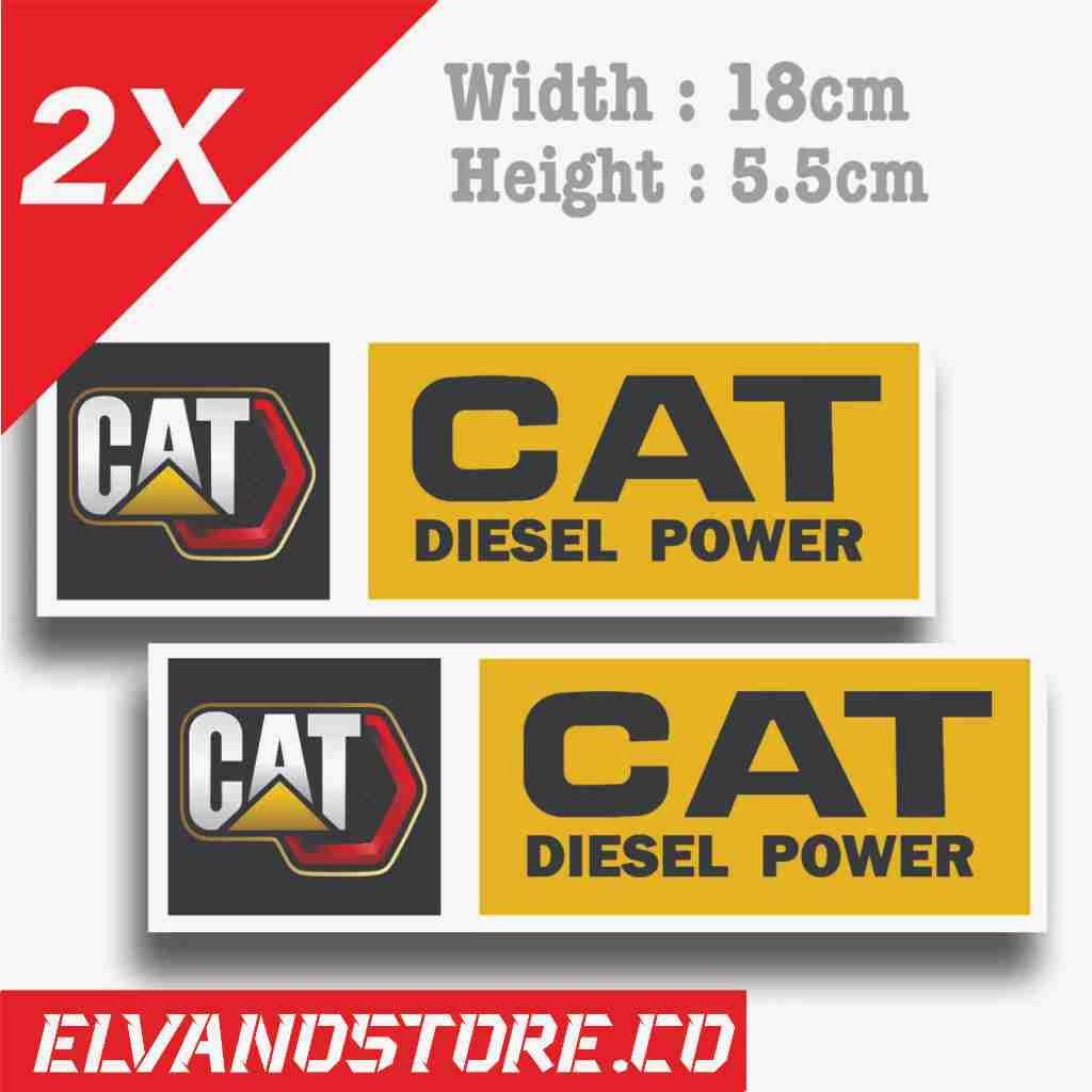 Caterpillar Diesel Power V2 標誌貼紙貼花高品質 Caterpillar 標誌貼紙 | 蝦皮購物