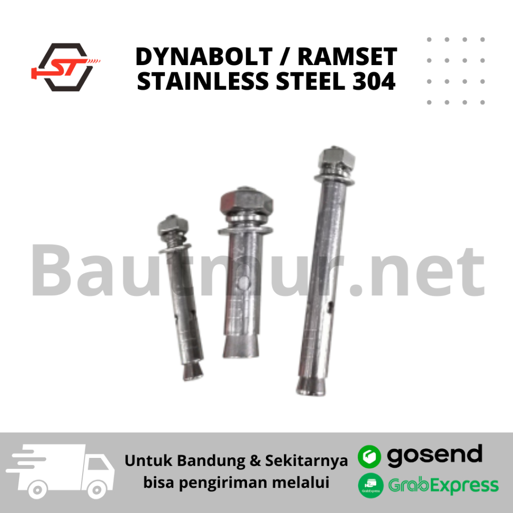 Dynabolt 不銹鋼 18x120 Dinabolt Ramset 套筒 18x120 | 蝦皮購物