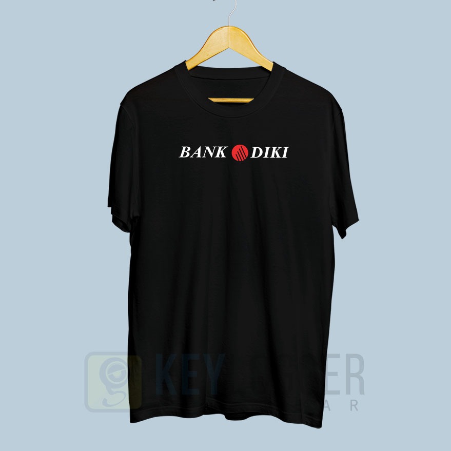 獨特有趣的 Plesetan T 恤 Bank Diki 品牌標誌 dki 55 a4 | 蝦皮購物