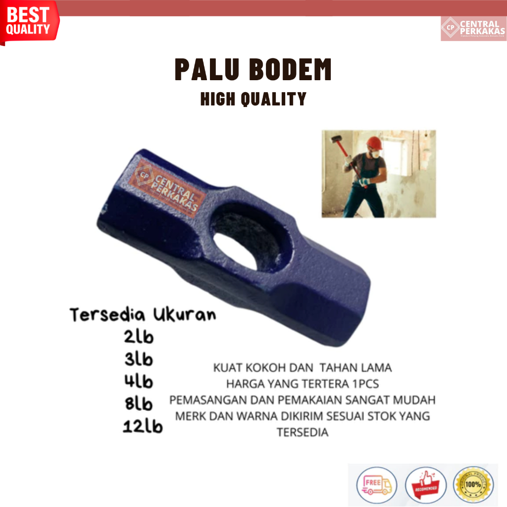 HEAD BODEM 錘子 BODEM 鎚頭 GODEM BODEM 錘石牆錘 2LB 3LB 4LB 8LB 12LB | 蝦皮購物