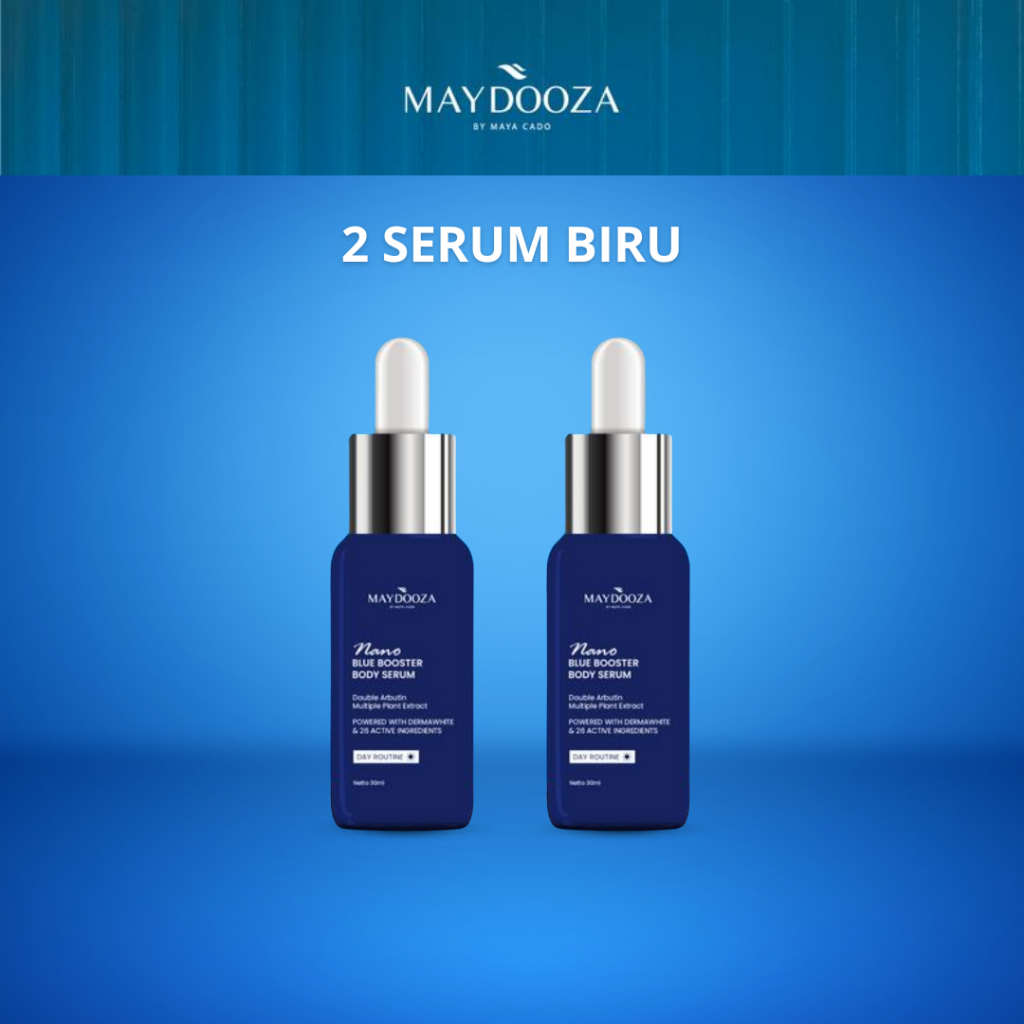 Maydooza 藍色精華 2 件裝納米藍色助推器身體精華 30 毫升日間常規精華 | 蝦皮購物