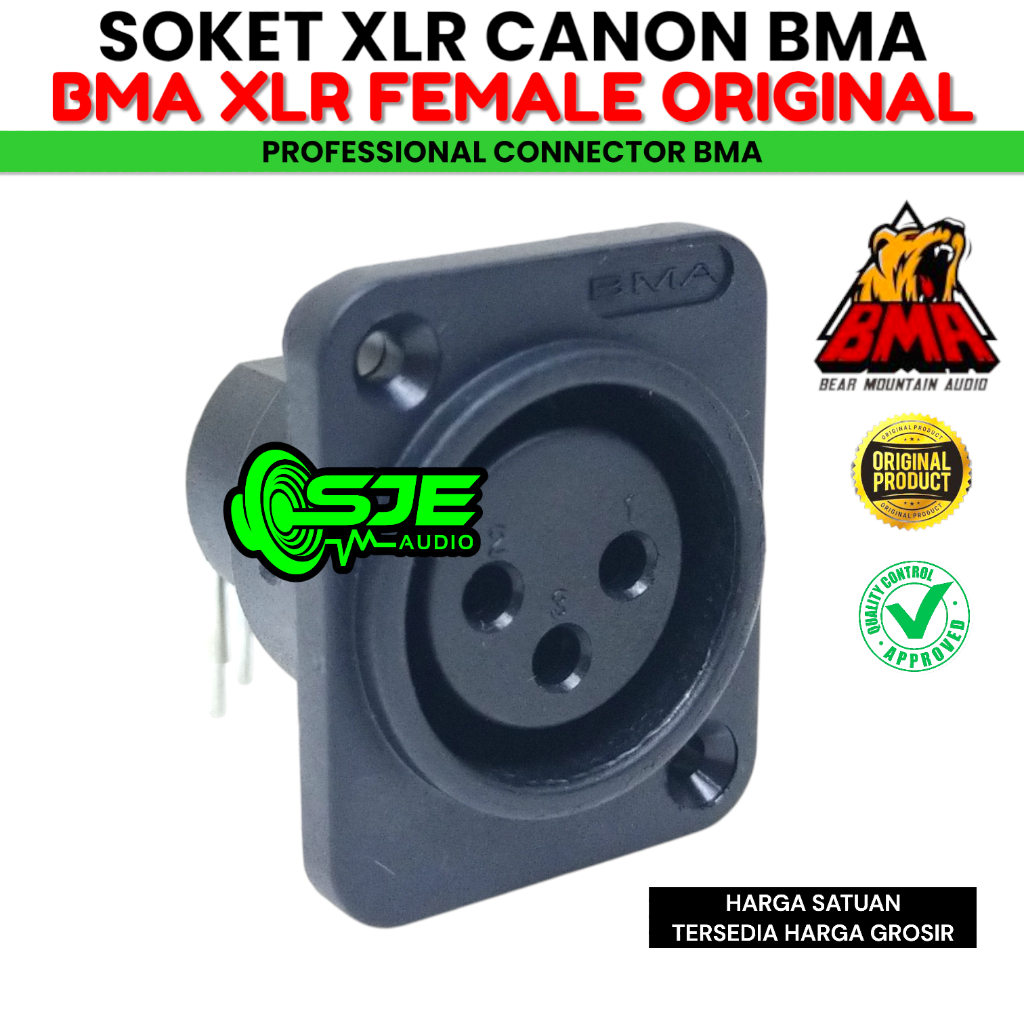 佳能 BMA 插座母插座 XLR 母 BMA 插座佳能 XLR CEWE BMA 3 針輸入音頻母連接器連接器連接器連接 | 蝦皮購物