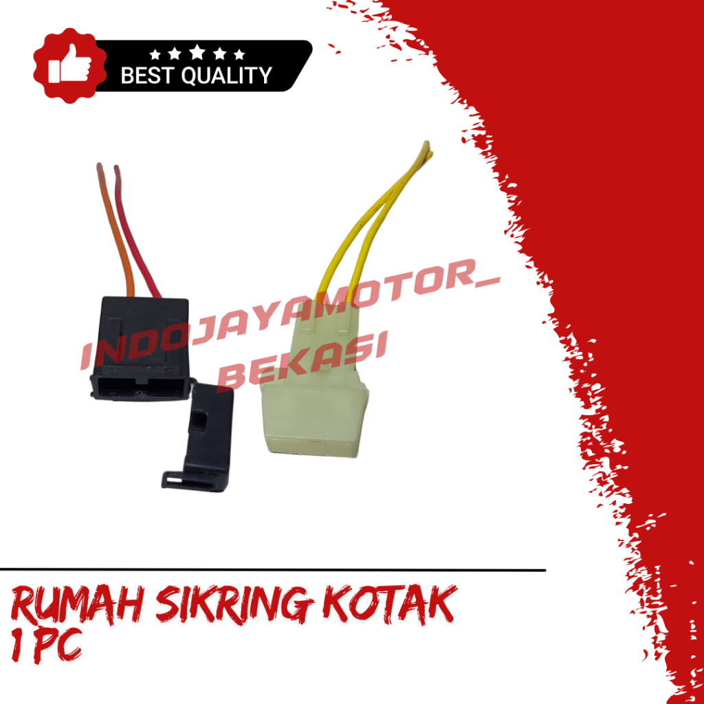 Putih 保險絲座盒 dx 陶瓷保險絲盒 IJM MOTOPARTS READY HOTAM 和 WHITE UNIV | 蝦皮購物