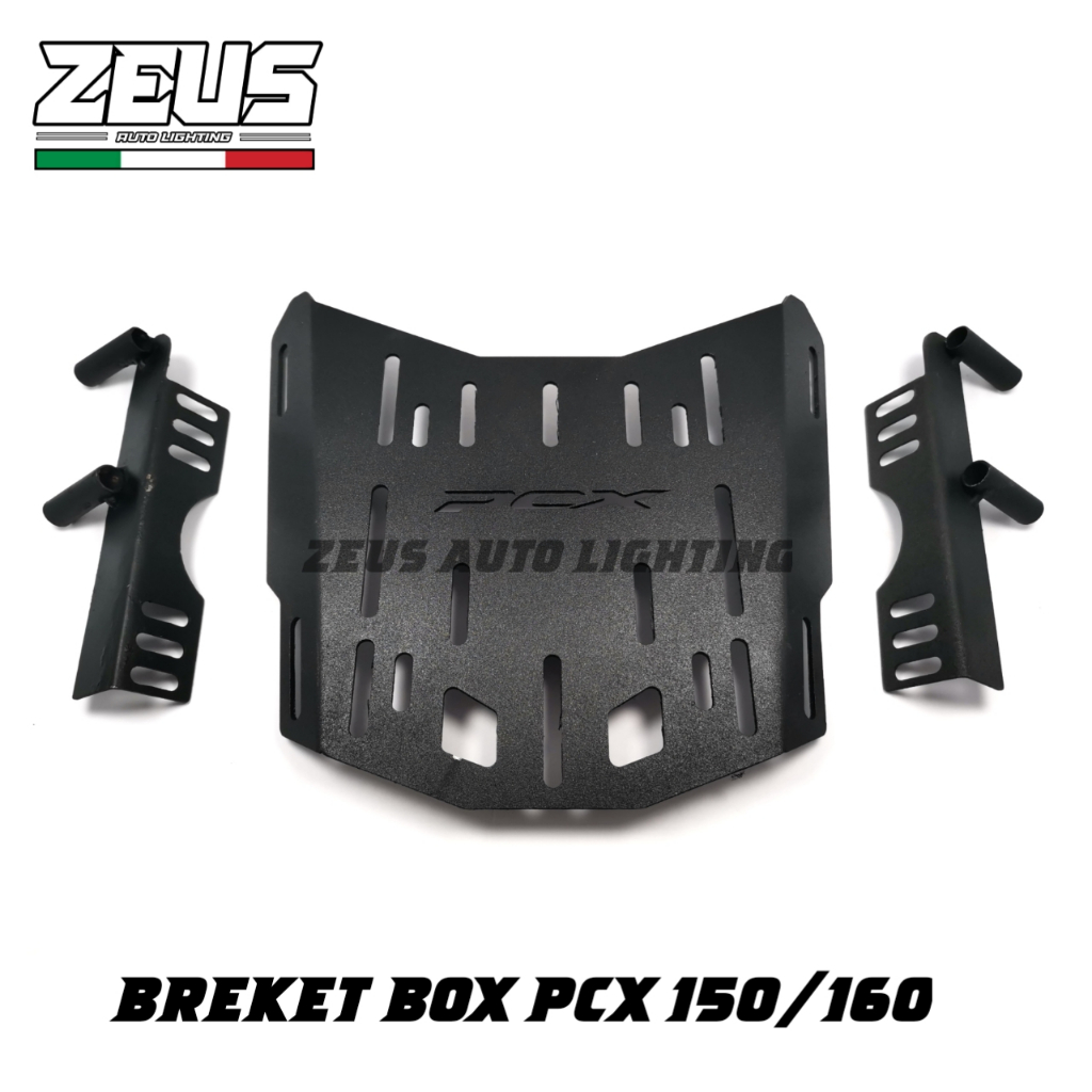 Hitam 黑色 Pcx160 Box Breket PCX Box 支架全新 PCX 160 Box Stirrup | 蝦皮購物