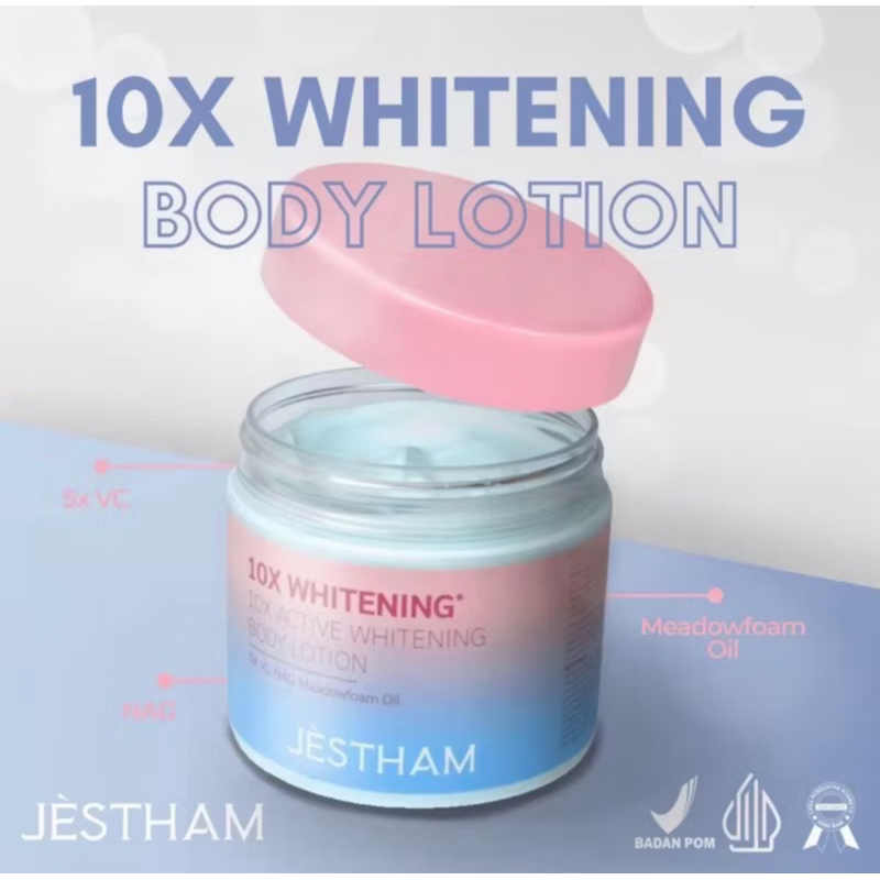 Jestham 10x 美白身體乳 | 蝦皮購物